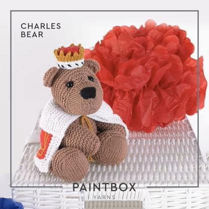 King Charles Coronation Tea Cosy Knitting Pattern | Purple Knitting